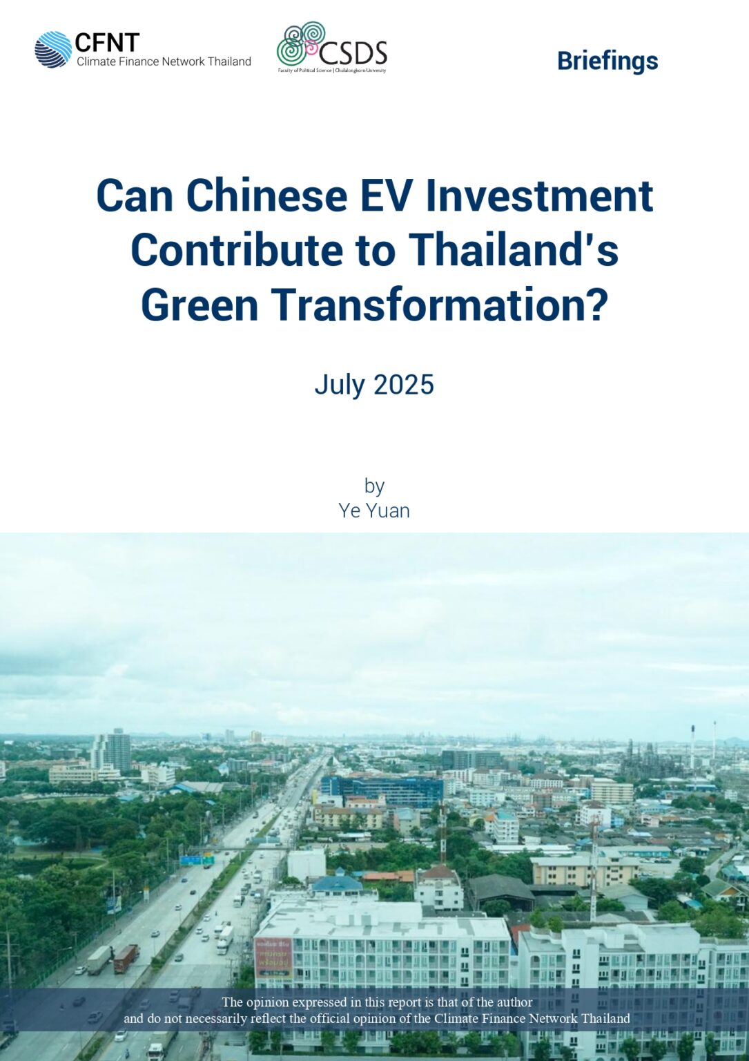 Can Chinese EV InvestmentContribute to Thailand’s Green Transformation ...